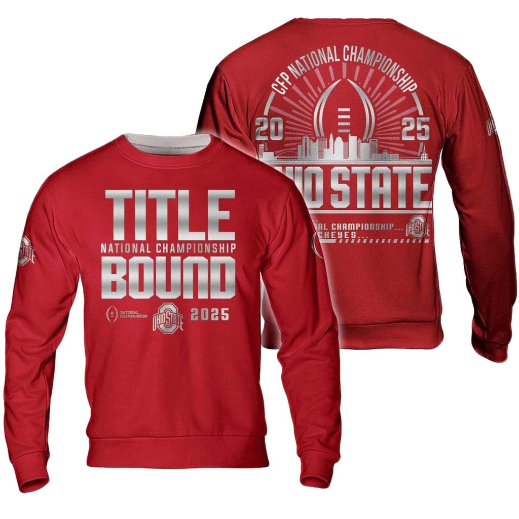 Ohio State Title National Championship Bound 2025 Shirt - oomium.com