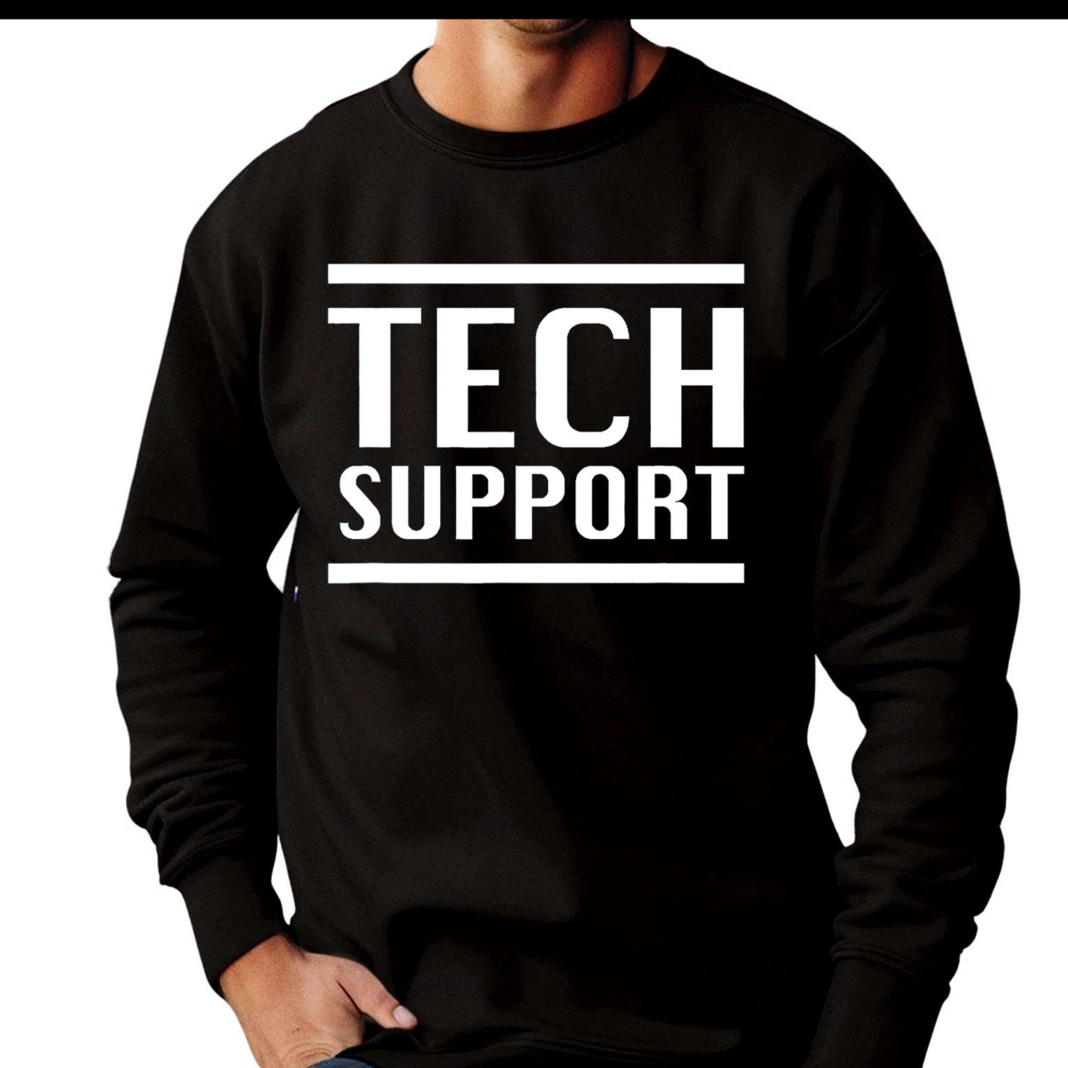 Elon Musk Wearing Tech Support Shirt - oomium.com